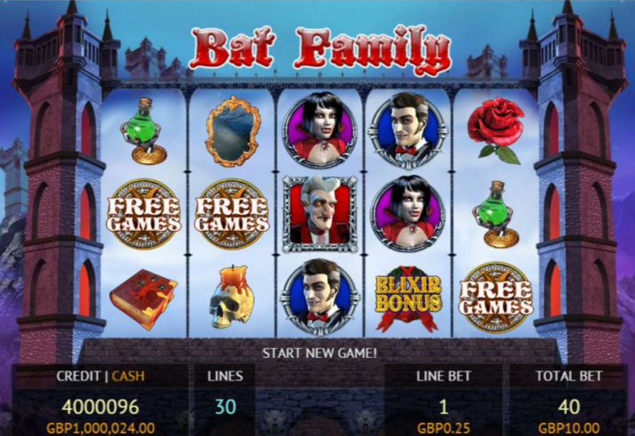 Bat Family Slot - Play Bat Family By Fuga Gaming