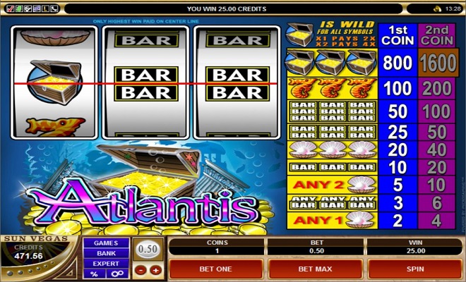 Atlantis Slot - Play Atlantis By Microgaming