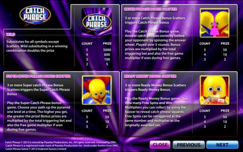 Catchphrase Slot - Play Catchphrase By Endemol Games