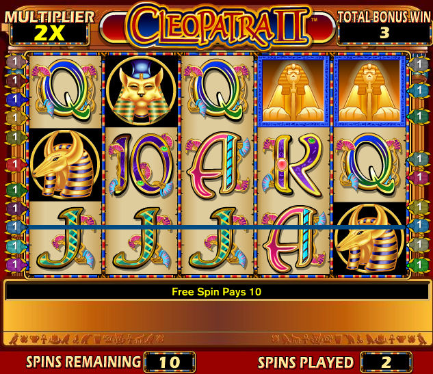 Cleopatra II Slot - Play Cleopatra II By WagerWorks