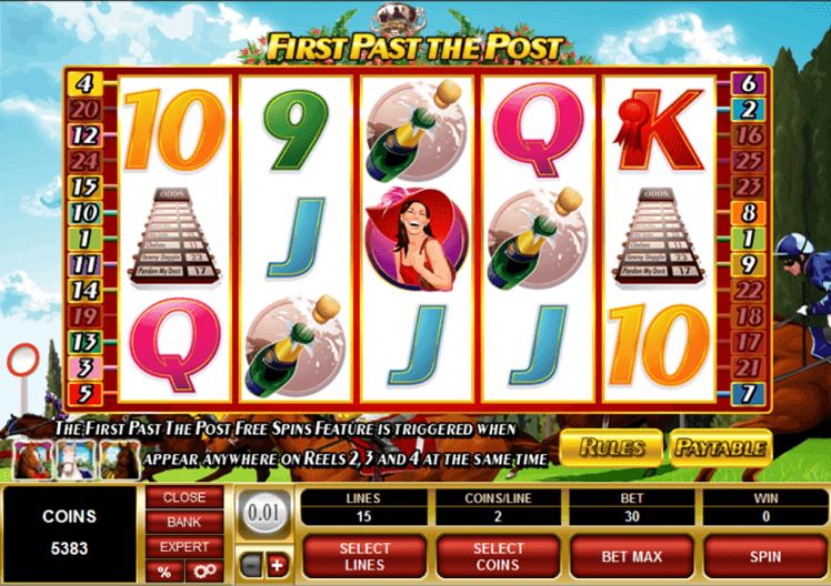 First Past The Post Slot - Play First Past The Post By Microgaming