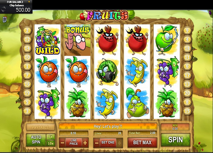 Freaky Fruits Slot - Play Freaky Fruits By GamesOS