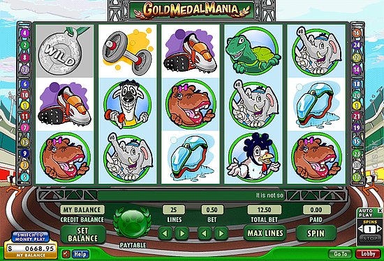 Gold Medal Mania Slot - Play Gold Medal Mania By 888