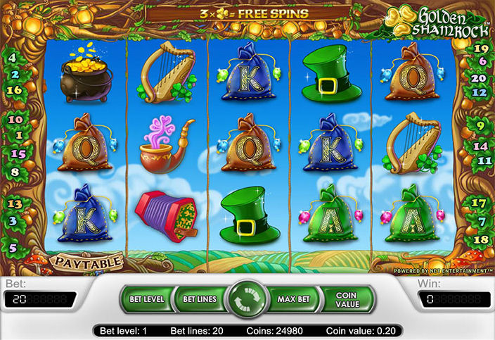 Golden Shamrock Slot - Play Golden Shamrock By NetEnt