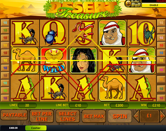 Desert Treasure Slot - Play Desert Treasure By Playtech