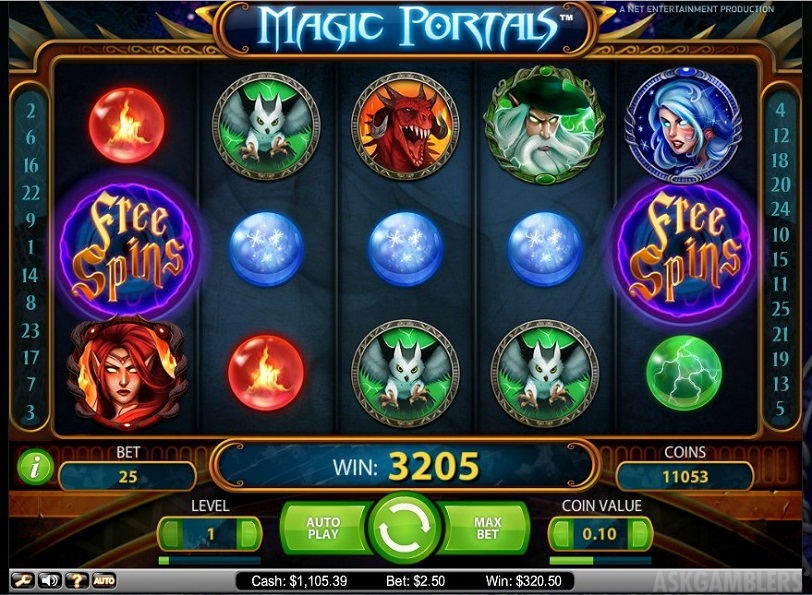 Magic Portals Slot - Play Magic Portals By NetEnt