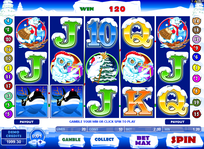 Santa Paws Slot - Play Santa Paws By Microgaming