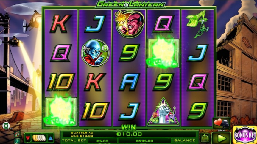 Green Lantern Slot - Play Green Lantern By NextGen Gaming