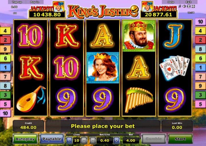 Kings Jester Slot - Play Kings Jester By Novomatic