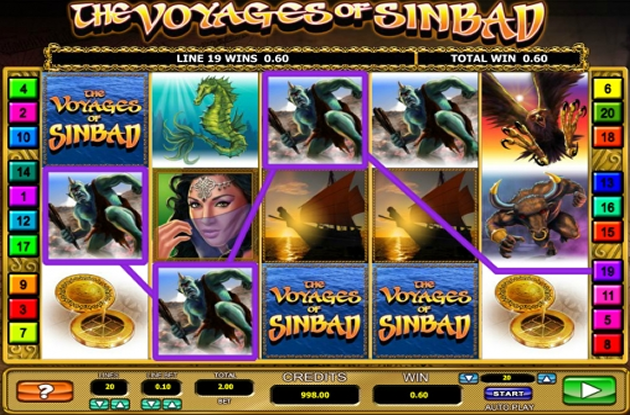 The Voyages of Sinbad Slot - Play The Voyages of Sinbad By 2 By 2