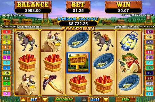 PayDirt Slot - Play PayDirt By Realtime Gaming
