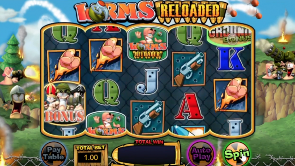 Worms Reloaded Slot - Play Worms Reloaded By Blueprint Gaming