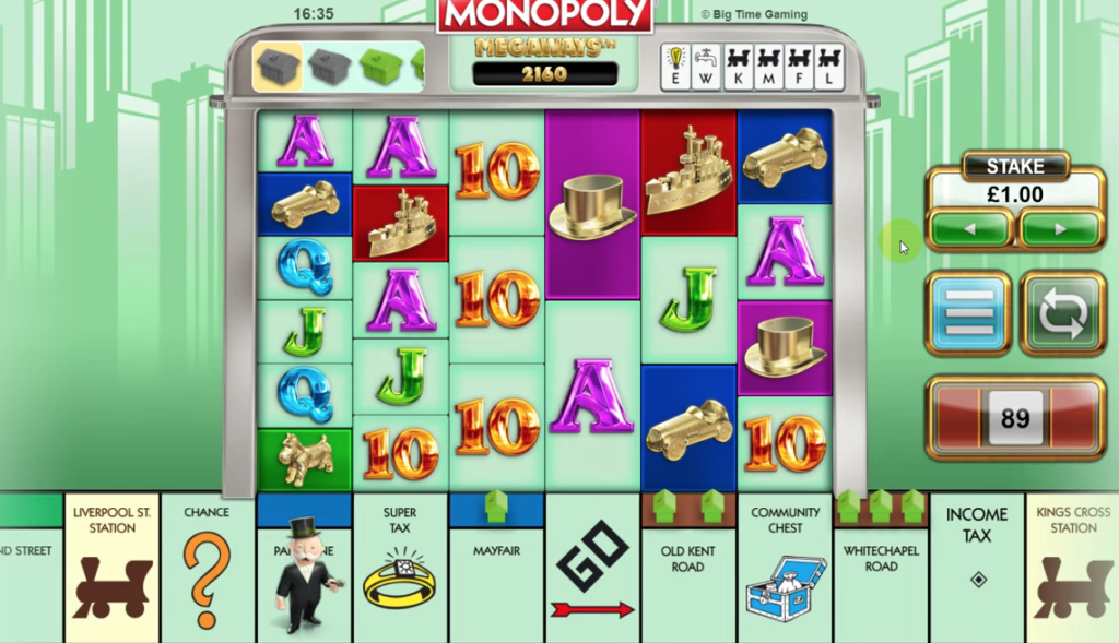 Monopoly Megaways Slot - Play Monopoly Megaways By Big Time Gaming