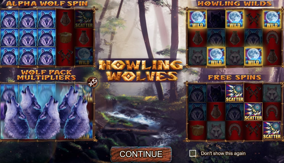 Howling Wolves Slot - Play Howling Wolves By Booming-Games